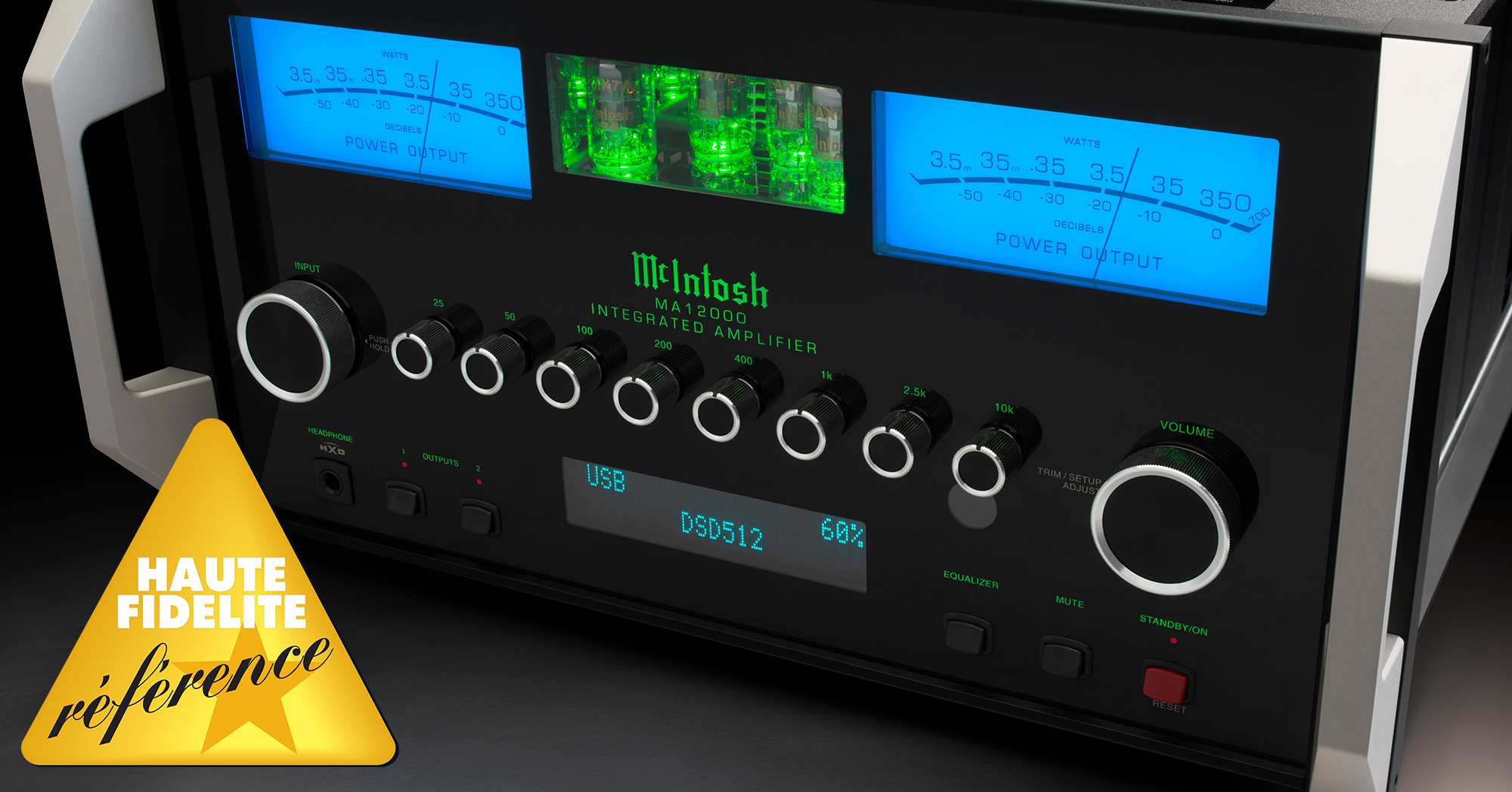 McIntosh - MA12000 Hybrid Integrated Amplifier Reviewed by Haute Fidélité