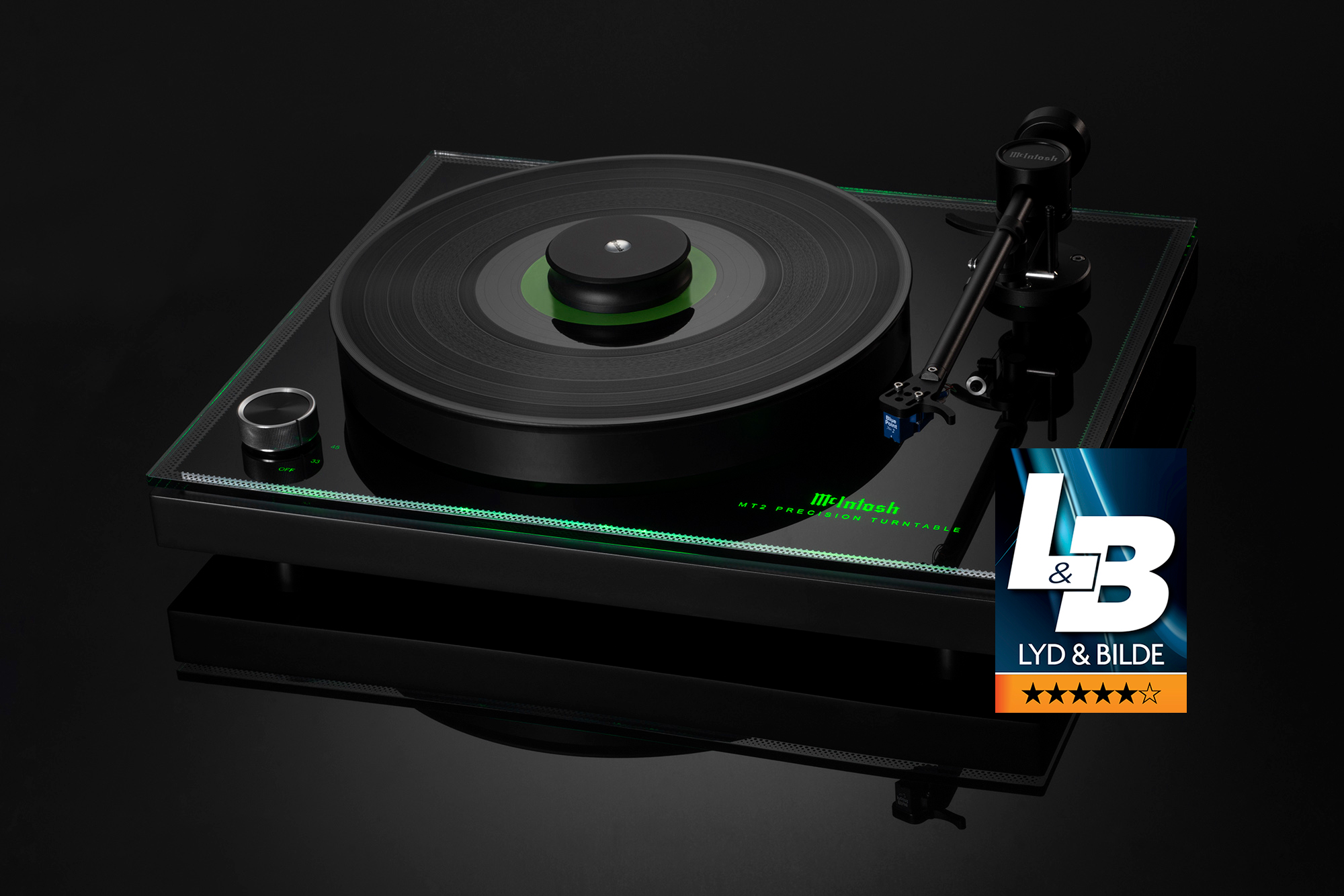McIntosh - Lyd & Bilde review the "great sounding" MT2 Turntable