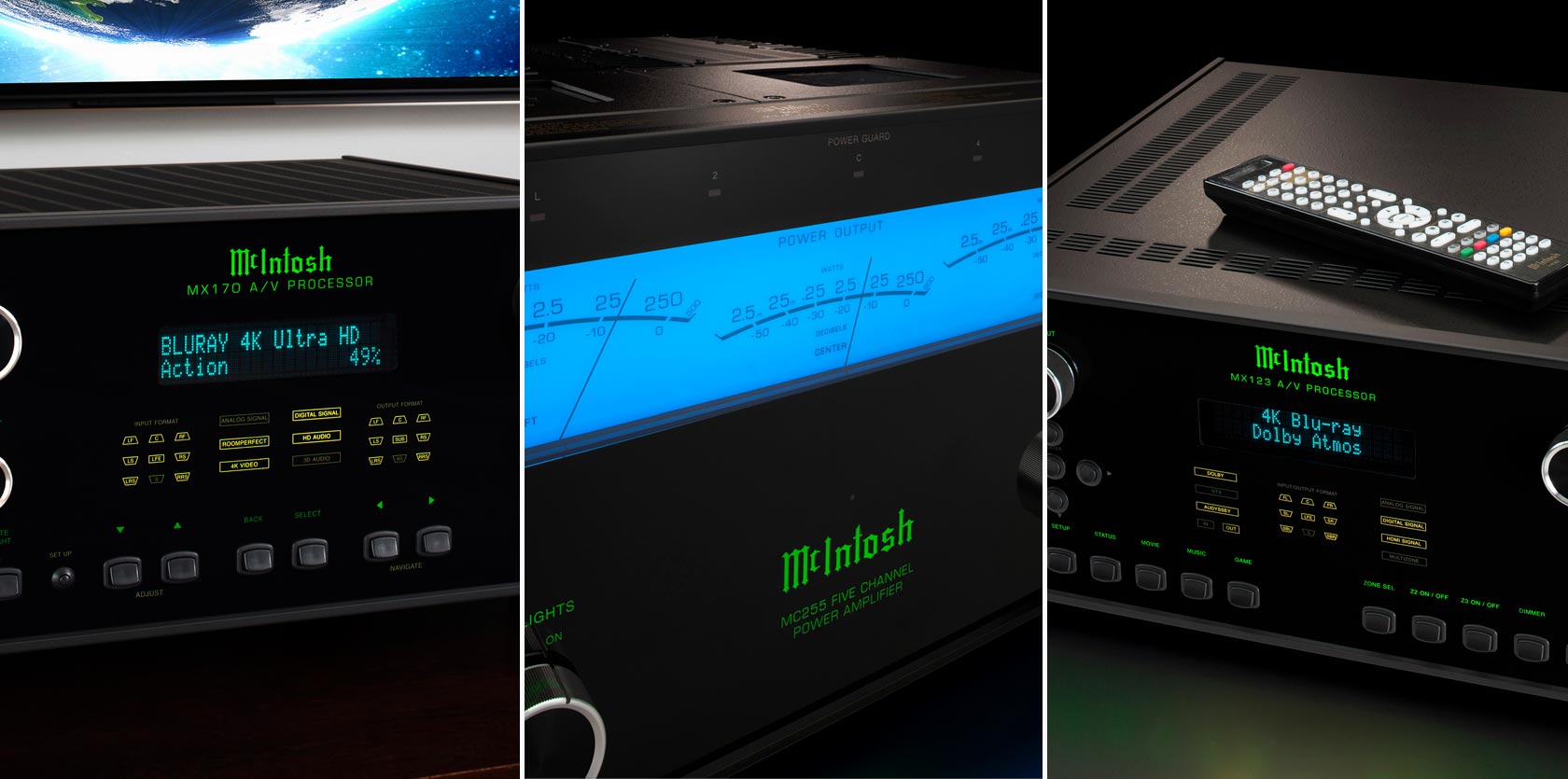 McIntosh Announces Three New Home Theater Products
