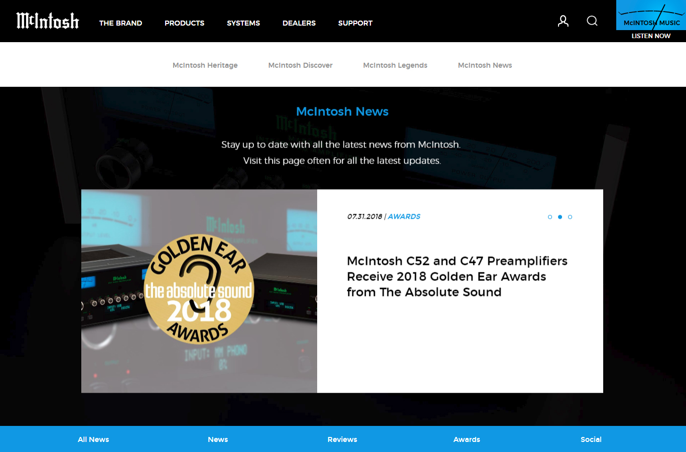 McIntosh News and Reviews