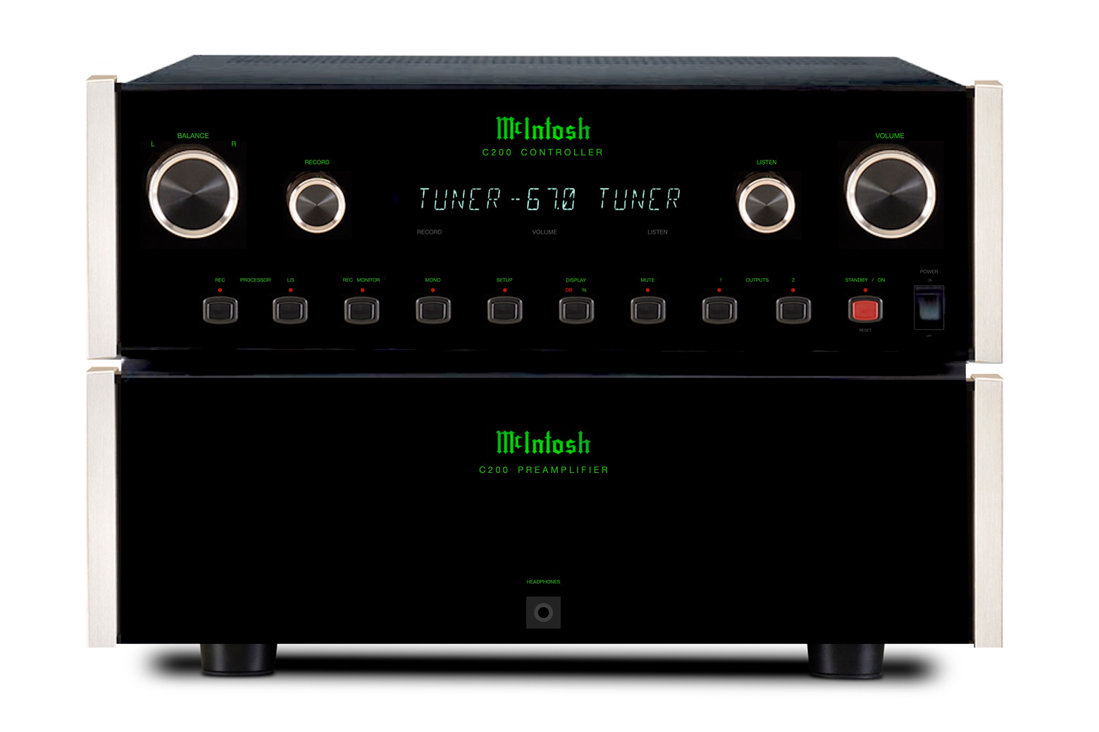 McIntosh C200 2-Channel Dual Chassis Solid State Preamplifier