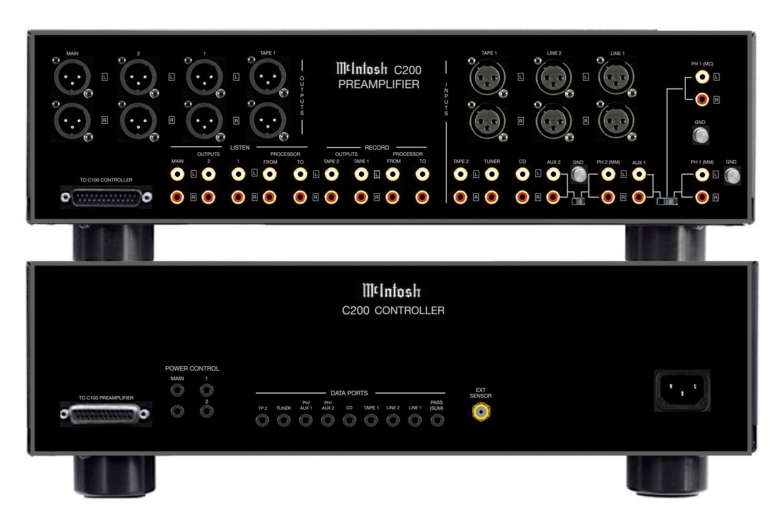 McIntosh C200 2-Channel Dual Chassis Solid State Preamplifier