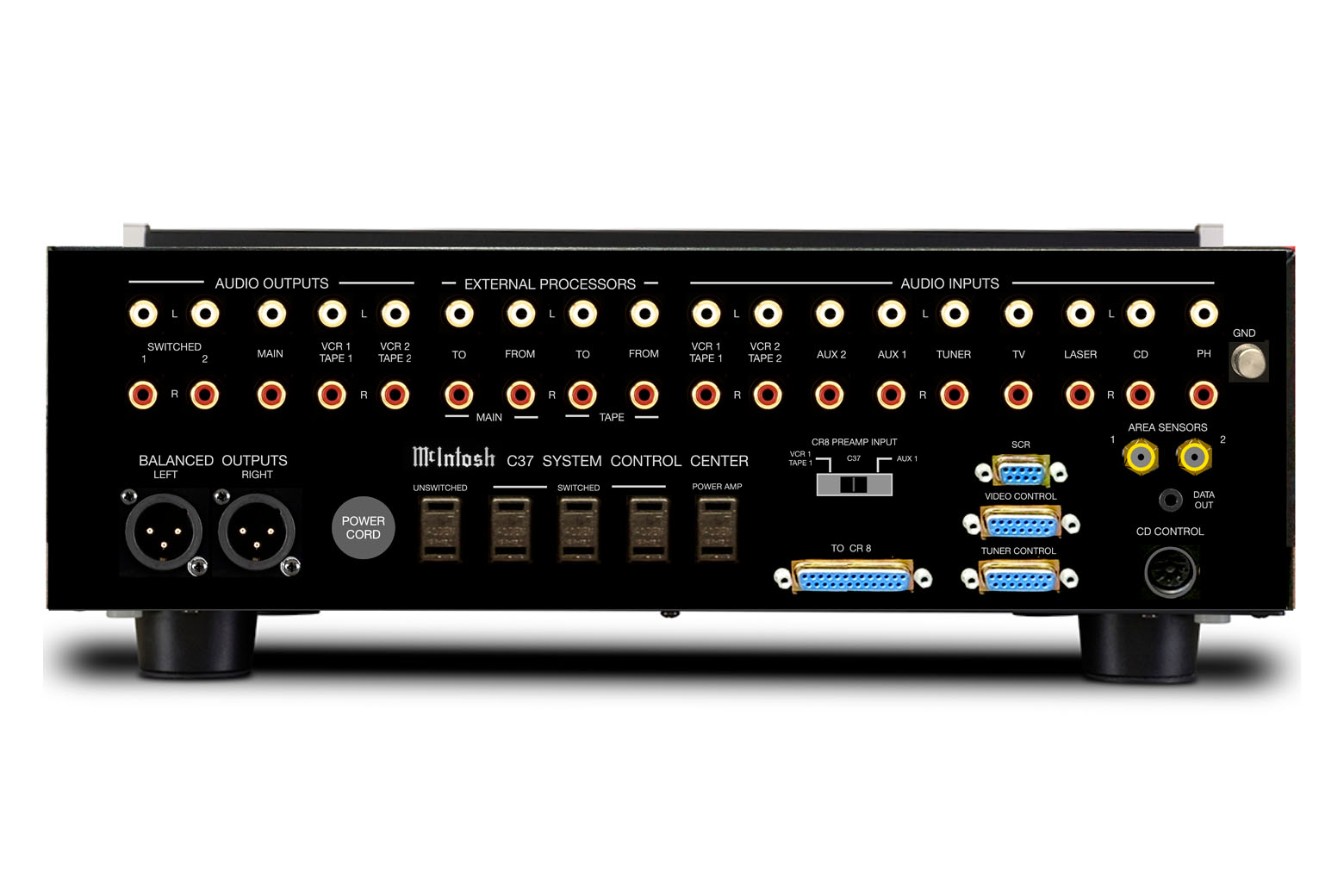 McIntosh C37 2-Channel Solid State System Control Center